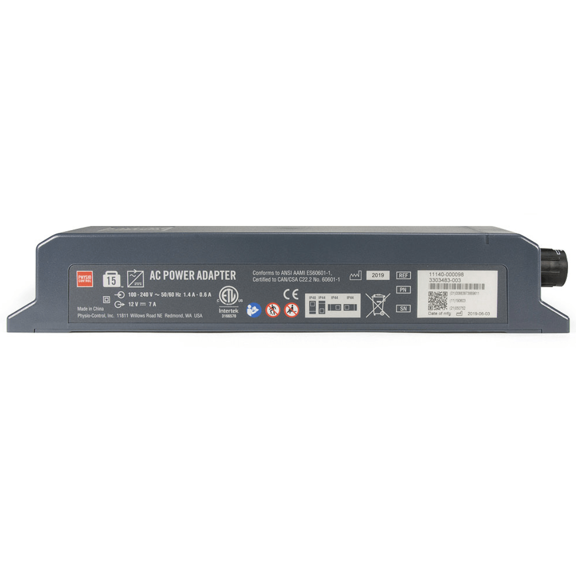 Physio-Control LIFEPAK 15 Power Supply ONLY - AC & DC Power Adapter Op